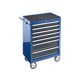 Werkstattwagen, HxBxT 995 x 680 x 458 mm, 7 Schubladen, blau kaiserkraft
