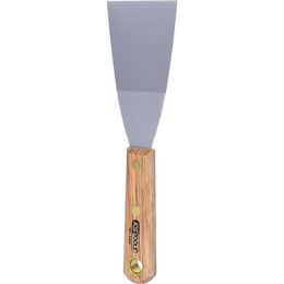 KS Tools Edelstahl-Spachtel, Holzgriff, Breite 63 mm