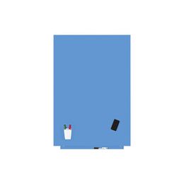 Whiteboard Skincolor, BASIC-Version - Stahlblech, lackiert, BxH 1150 x 750 mm, blau kaiserkraft