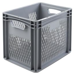 Euronorm-Behälter, LxB 400 x 300 mm, Wände und Boden durchbrochen, Höhe 320 mm kaiserkraft