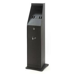 Standascher mit Inneneimer, Volumen 4,4 l, schwarz kaiserkraft