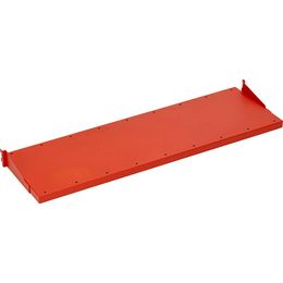 Kartonagen-Magazinboard, zur Befestigung an Aufsatzholmen, für Tischbreite 1400 mm, 6 Trennbügel kaiserkraft