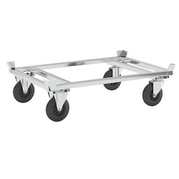 Kongamek Paletten-Fahrgestell, verzinkt, Höhe 355 mm, ohne Feststeller