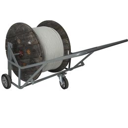Trommel-Transportwagen, Trommelabwickler, für Trommel-Ø 500 - 1250 mm kaiserkraft