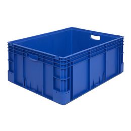 Industriebehälter, Volumen 132 l, LxBxH 800 x 600 x 320 mm, blau kaiserkraft