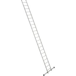 Euroline Sprossen-Anlegeleiter, Breite 410 mm, 22 Sprossen mit Traverse