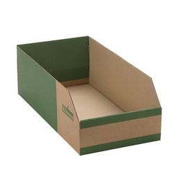Karton-Regalkasten, einlagig und faltbar, VE 25 Stk, LxBxH 500 x 300 x 200 mm kaiserkraft