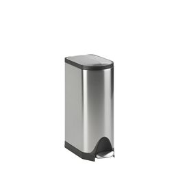 Tretabfallsammler BUTTERFLY, Volumen 30 l, Edelstahl, matt kaiserkraft