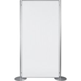MAGNETOPLAN Hygiene- und Sicherheits-Raumteiler PROFESSIONAL, transparent, HxBxT 2000 x 1000 x 300 mm, transparent, mit Füßen