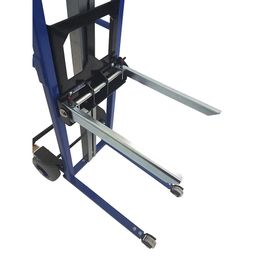 eurokraft pro Kastengabel für Materialheber und Hubkarre, LxB 450 x 140 - 330 mm, verstellbar