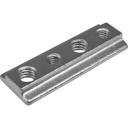 Nutenstein für Airlineschienen, Stahl, VE 10 Stk, silber kaiserkraft