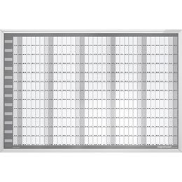 MAGNETOPLAN Jahresplaner-Set MANAGER Typ CC, 7-Tage-Woche mit 365-Tage-Einteilung, BxH 920 x 625 mm