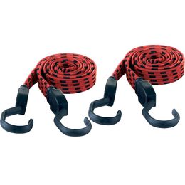 KRANE Gummi-Spanngurt, schwarz / rot, VE 2 Stk, Länge 1200 mm kaiserkraft