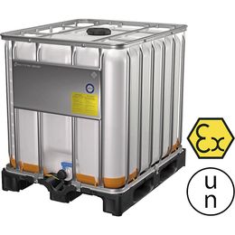 IBC-Container, EX-Schutz, Volumen 1000 l, natur, auf Kunststoffpalette kaiserkraft