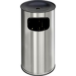 Var Sicherheits-Kombiascher, Edelstahl, Volumen 44 l, HxØ 710 x 355 mm, Edelstahl