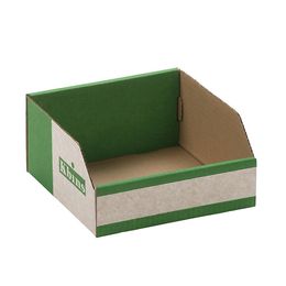 Karton-Regalkasten, VE 50 Stk, LxBxH 200 x 200 x 100 mm kaiserkraft