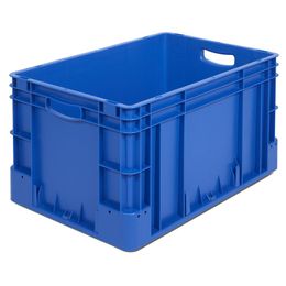 Industriebehälter, Volumen 60 l, LxBxH 600 x 400 x 320 mm, VE 3 Stk, blau kaiserkraft