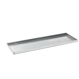 eurokraft basic Stahl-Kleingebinde-Auffangwanne, LxBxH 1850 x 600 x 60 mm, mit Zulassung, Auffangvolumen 60 l, verzinkt