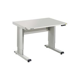 treston Arbeitstisch WB, mit Elektromotor, BxT 1073 x 800 mm