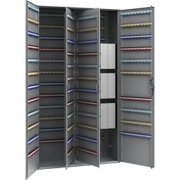 Schlüsselschrank, 2-türig, HxBxT 1300 x 730 x 250 mm, 940 Haken kaiserkraft