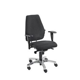 Topstar Bürostuhl, Punktsynchronmechanik, Flachsitz mit Knierolle und Body Balance Tec®, schwarz