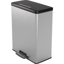Tretmülleimer Slim, Volumen 65 l, HxBxT 622 x 300 x 496 mm, silber kaiserkraft