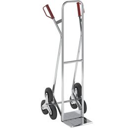 eurokraft pro Aluminium-Treppensackkarre, Schaufel-BxT 280 x 185 mm, Tragfähigkeit 150 kg
