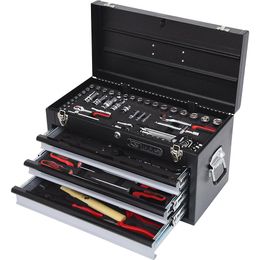 KS Tools 1/4'' + 3/8'' CHROMEplus Universal-Werkzeug-Satz, 99 Teile, umschaltbar