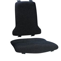 bimos Polster, Standard-Ausführung, je 1 Polster für Sitz und Rückenlehne, Textil-Polster, schwarz