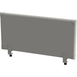 eurokraft pro Akustik-Tischaufsatz-Paneel, Höhe 450 mm, Breite 1000 mm, grau