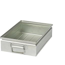 Stapelkasten aus Stahlblech, Volumen ca. 15 l, verzinkt kaiserkraft