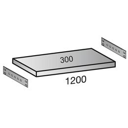Zusatzboden für Archiv-Steckregal, Tiefe 300 mm, Breite 1200 mm kaiserkraft