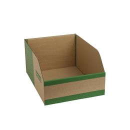 Karton-Regalkasten, einlagig und faltbar, VE 25 Stk, LxBxH 400 x 300 x 200 mm kaiserkraft