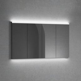 neoro n50 | n50T46 Einbau-Spiegelschrank B: 140 cm mit 4 T&uuml;ren, mit Beleuchtung, BN0511MI+BN0505MI,