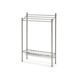 Tchibo - Handtuchhalter - 65x21x95,5cm - silber - Edelstahl / Silikon