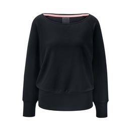 Tchibo - Sweatshirt mit Fledermaus&auml;rmeln - Damen - Gr. S - schwarz