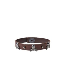 Scalpers Armband Damen Gr&ouml;&szlig;e One Size braun / silber