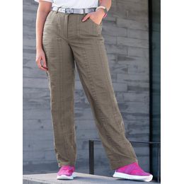 KjBRAND - Hose Wash & Go Modell Babsie, beige, Gr. 44 / L - Baumwolle