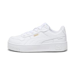 Puma Sneaker 'Carina Street' Jungen Gr&ouml;&szlig;e 28.5 gold / wei&szlig;