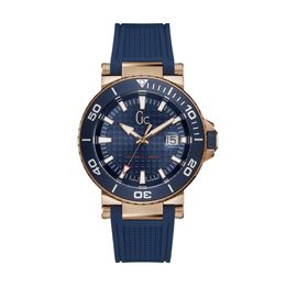 Gc Uhr 'DiverCode' Herren Gr&ouml;&szlig;e One Size navy / gold / wei&szlig;