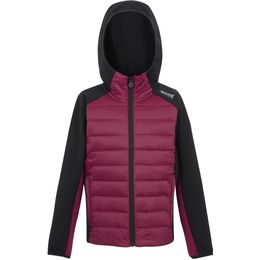 Regatta Kielder IX Kinder Hybridjacke dunkelrot 128 - Kinderjacken