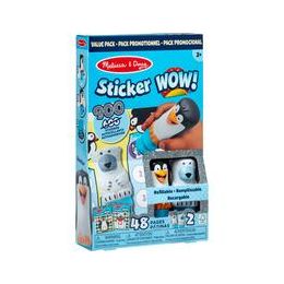 Spin Master Melissa & Doug - Sticker WOW! Sticker-Stempelset 2er-Pack Winter, Basteln