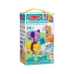 Spin Master Melissa & Doug - Blockables Safari Spielset, Konstruktionsspielzeug