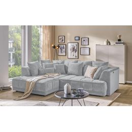 Twist Ecksofa Tiga grau Ma&szlig;e (cm): B: 285 H: 88 T: 205.0 &raquo; M&ouml;bel Kraft