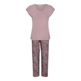 Goldenbay Pyjama 'Allium' Damen Gr&ouml;&szlig;e M pink Winterkleid