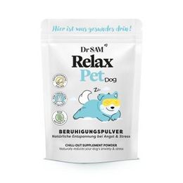Dr. SAM RelaxPet Dog - Hochdosiertes Beruhigungspulver f&uuml;r Hunde, bei Stress und Angst 45 g