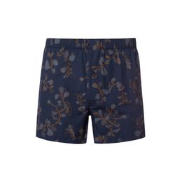 Hanro Boxershorts ' Fancy Woven ' Herren Gr&ouml;&szlig;e L dunkelblau