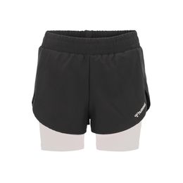 Hummel Sportshorts Damen Gr&ouml;&szlig;e M beige / schwarz