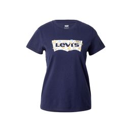 Levi's Levi's T-Shirt 'THE PERFECT' Damen Gr&ouml;&szlig;e S navy / hellblau / gelb / wei&szlig;