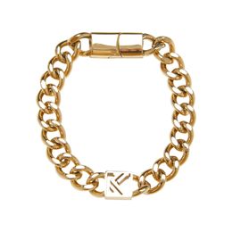 Karl Kani Armband 'Cubanlink' Damen Gr&ouml;&szlig;e Onesize gold
